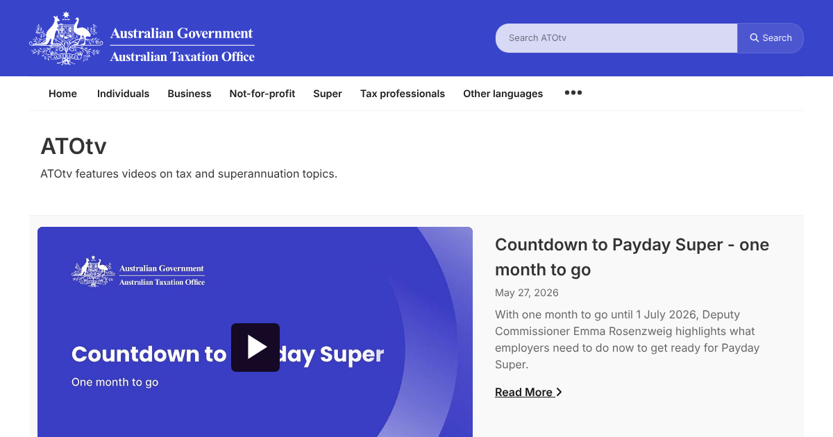 Keep on top of your tax and super with the ATO app